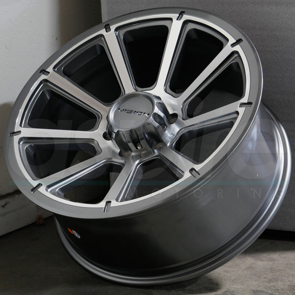 Vision Wheels 353 Turbine Gunmetal Machined– Wheels Outlet