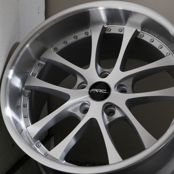 ARC Wheels AR5 Silver Machined– Wheels Outlet