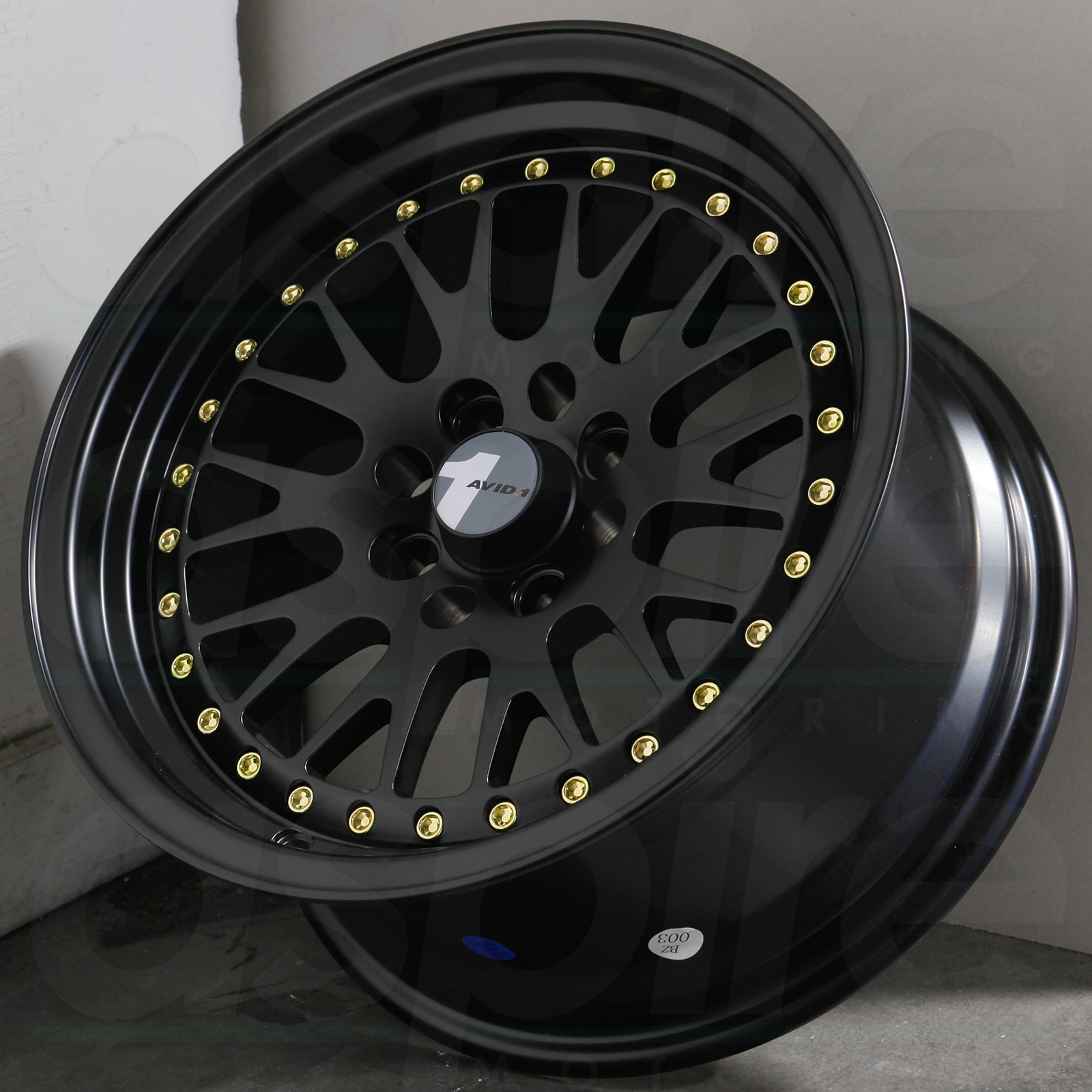 AVID1 Wheels AV12 Black Gold Rivets– Wheels Outlet