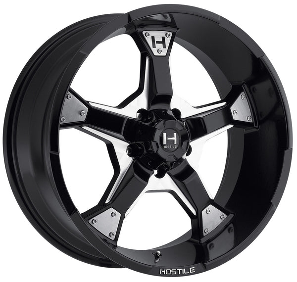 Hostile Wheels H101 Knuckles Black Milled– Wheels Outlet