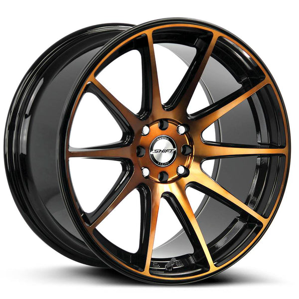 Shift Wheels H34 Gear Black Machine Bronze– Wheels Outlet